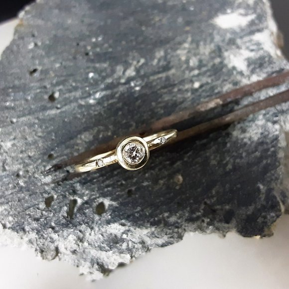 Anat Perez | Jewelry | Engagement Ring 4k Yellow Gold Engagement Ring ...